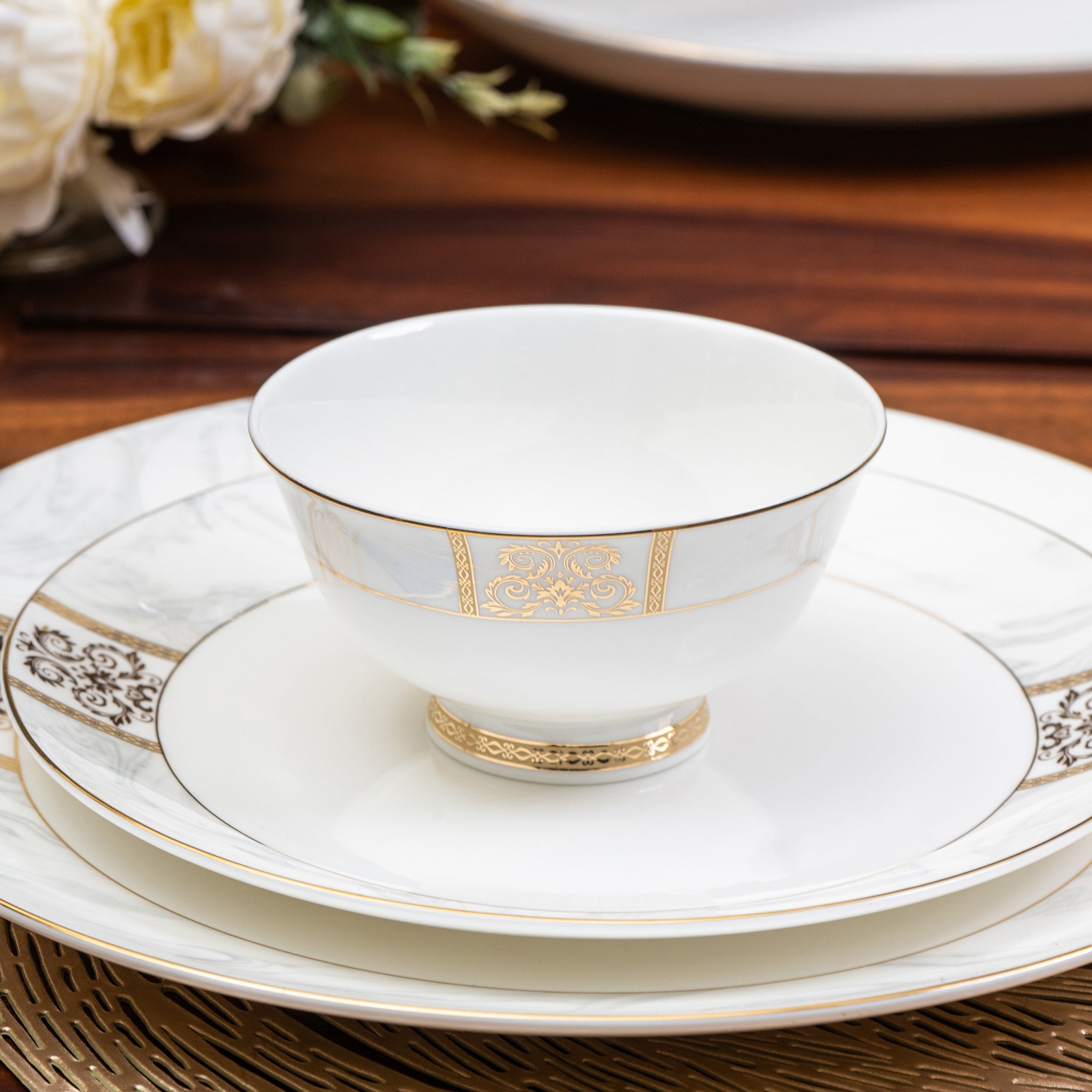Regency Gold 51 Pcs Dinner Set – Vigneto