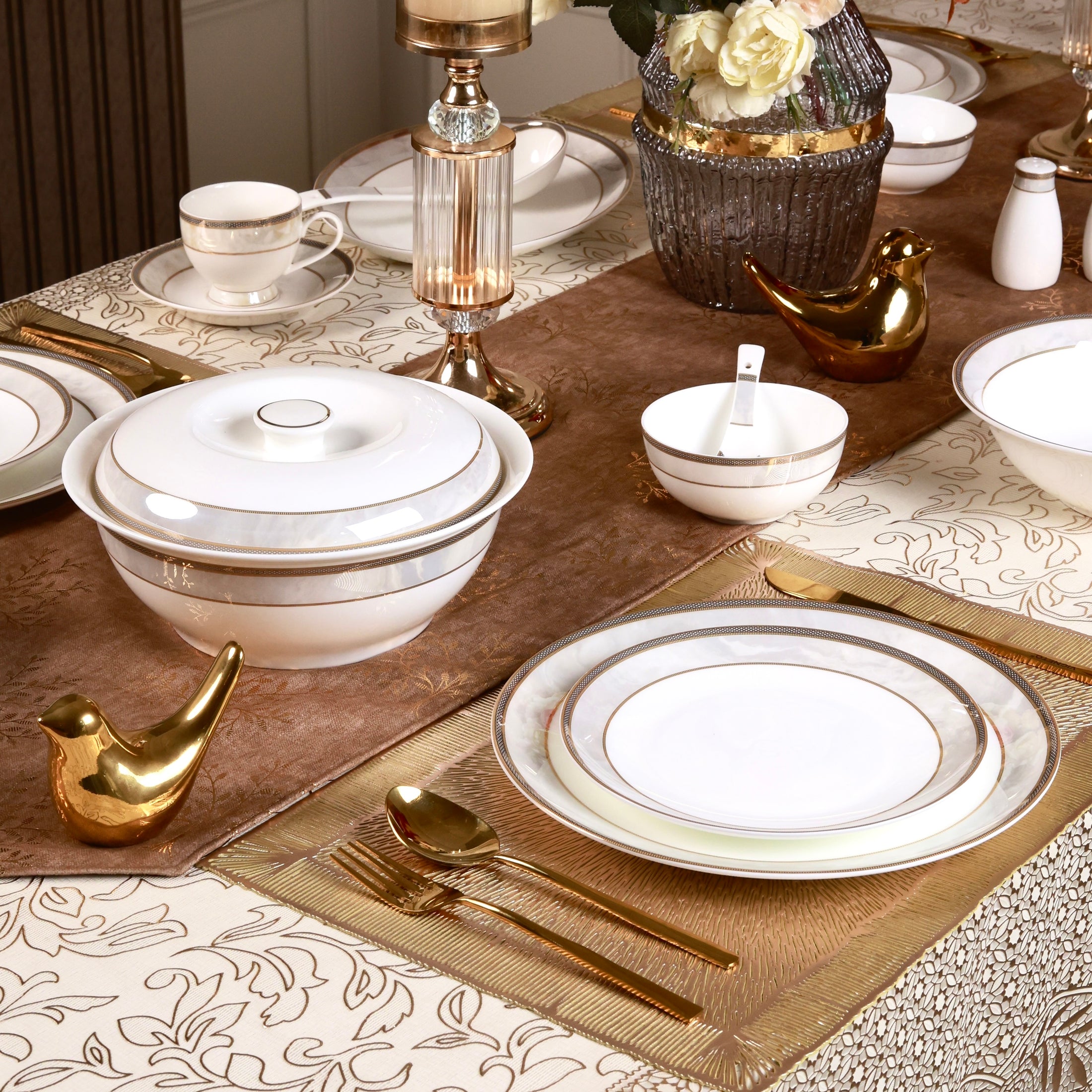 Oyster Pearl 60 Pcs Dinner Set – Vigneto