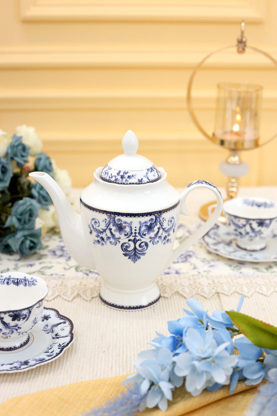 Midnight Blue 15 Pcs Tea Set (Vintage Collection) – Vigneto